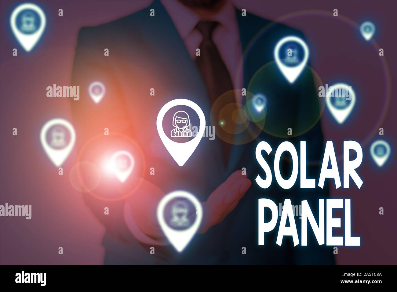 Handwriting text Solar Panel. Conceptual photo designed to absorb suns rays source of energy ...