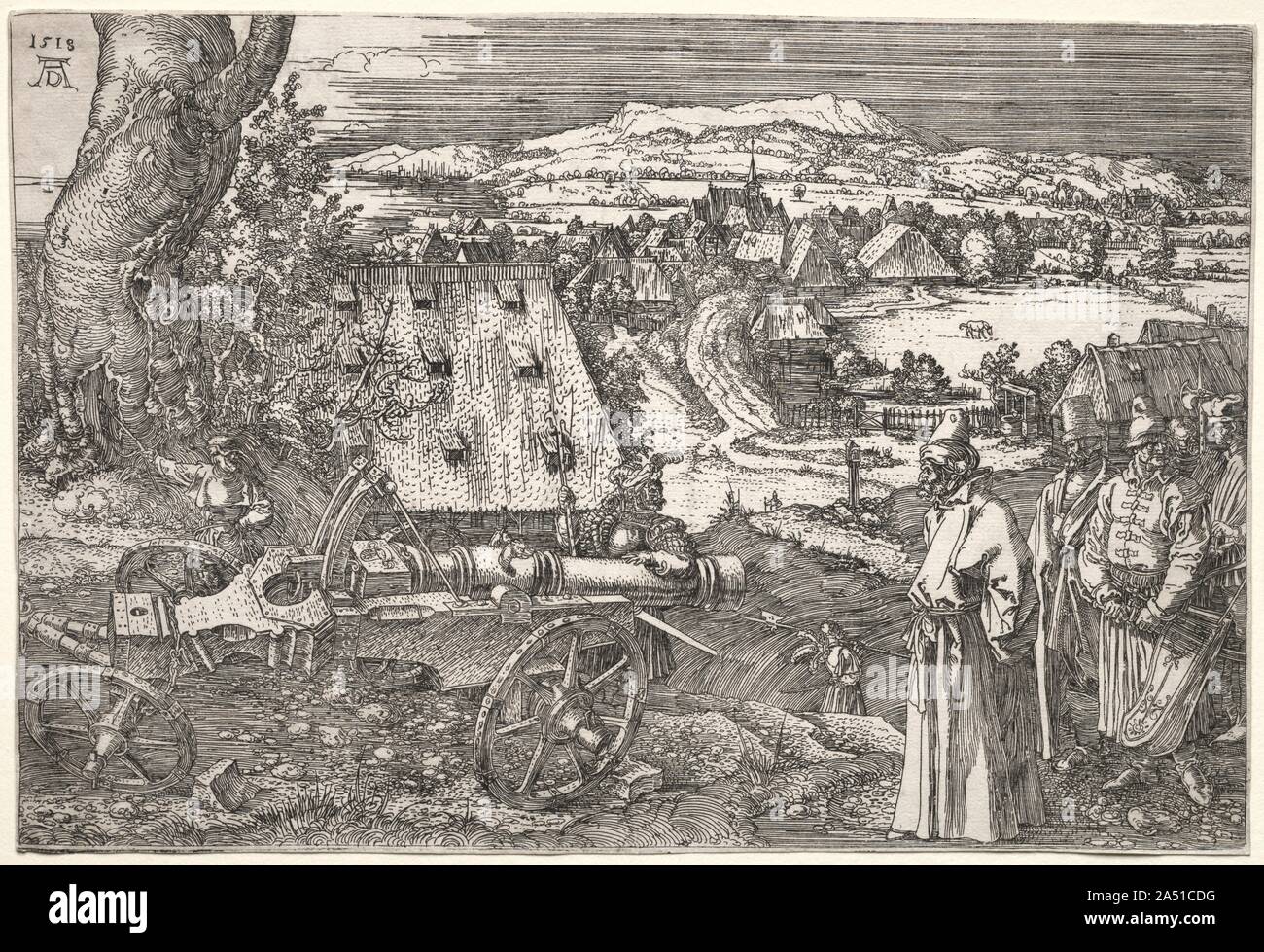 Landscape with the Cannon, 1518 Stock Photo - Alamy