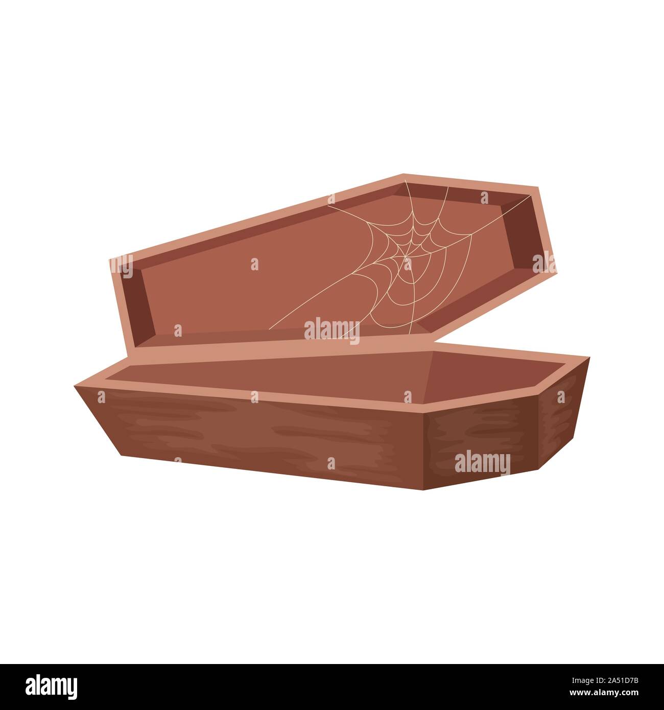 halloween coffin spooky isolated icon Stock Vector Image & Art - Alamy