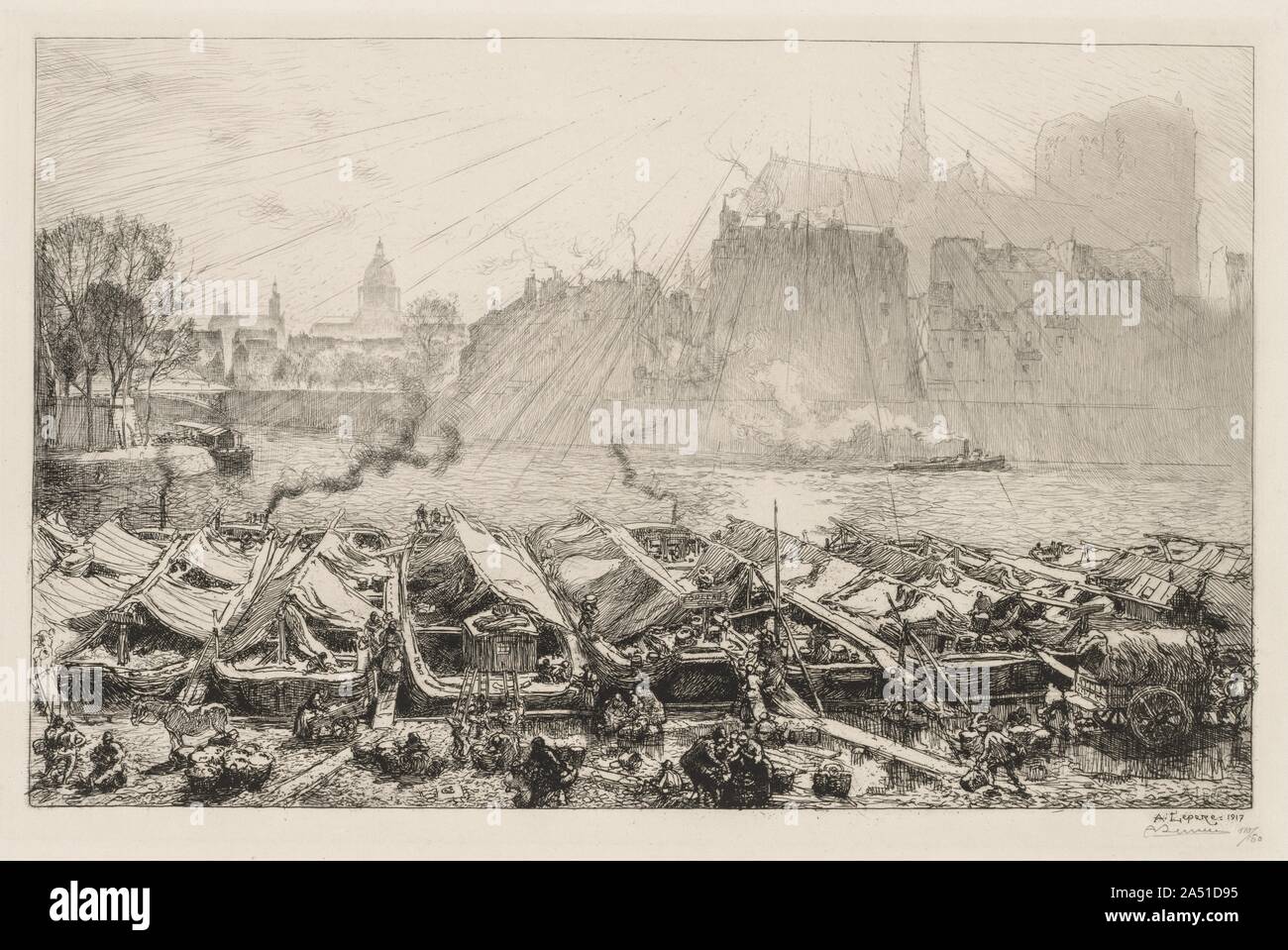 Le Grande Marché aux Pommes, 1917 Stock Photo - Alamy