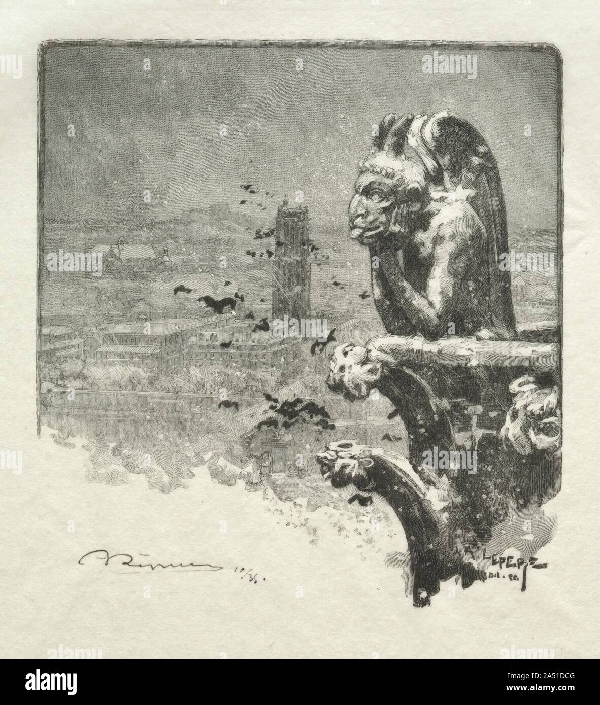 Le stryge de notre dame hi-res stock photography and images - Alamy