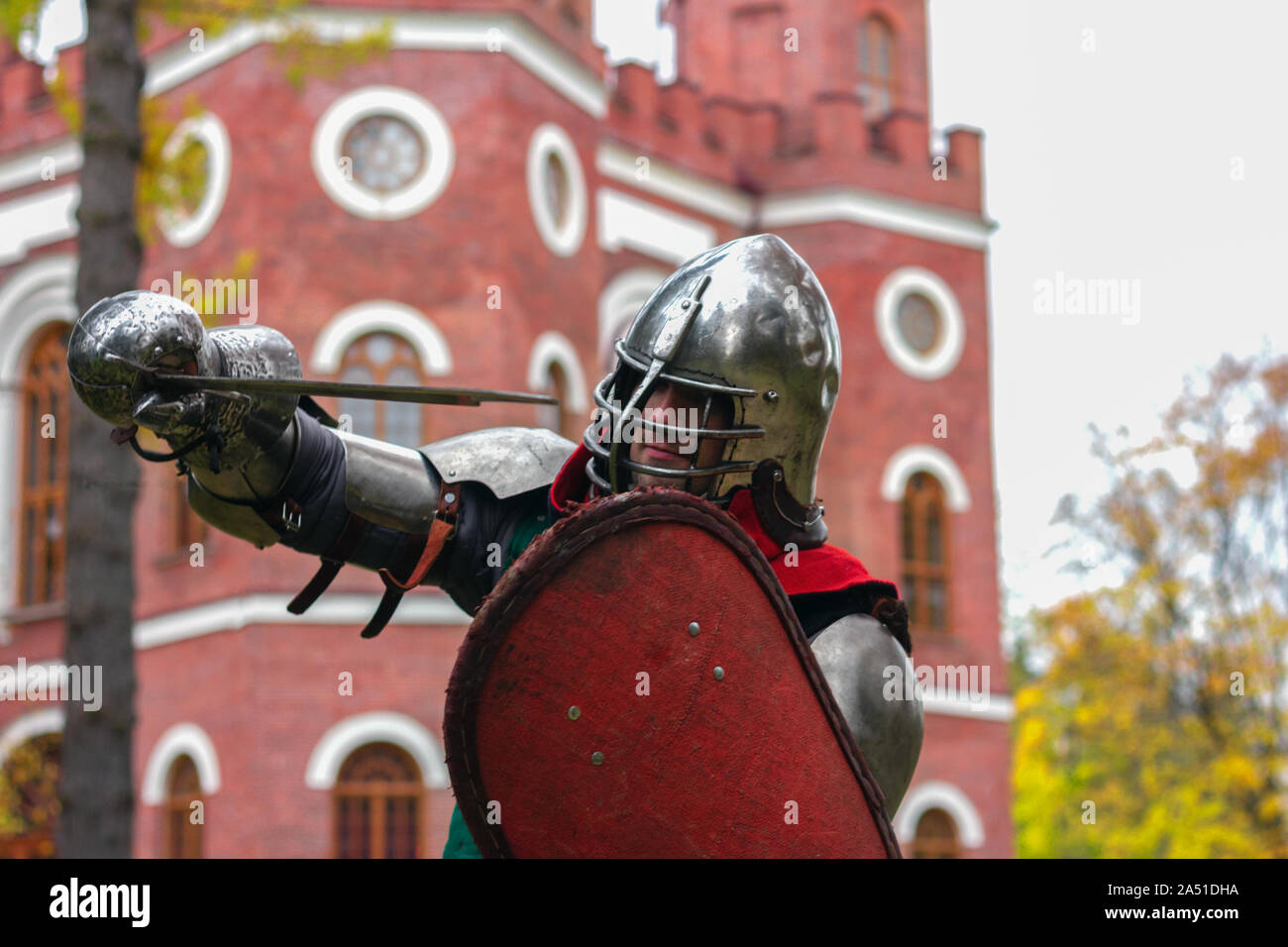knight is fighting for the protection castle attack combat medieval ...