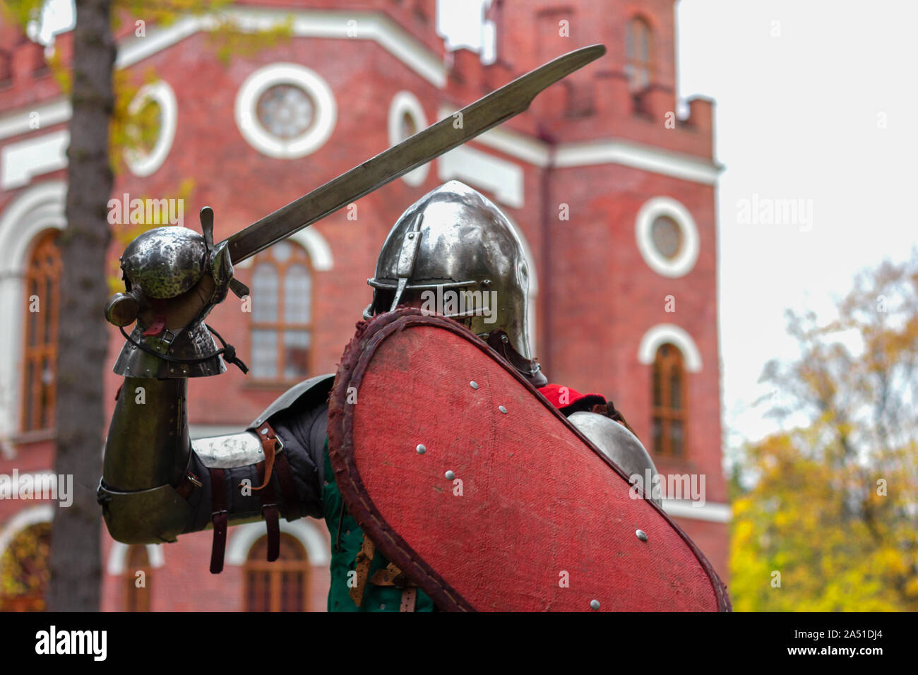 knight is fighting for the protection castle attack combat medieval ...