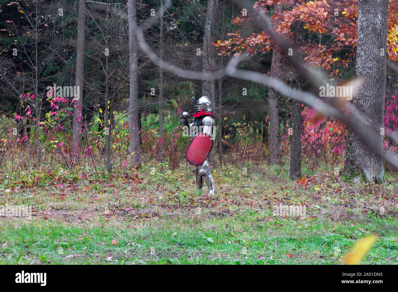 Medieval Guards Running