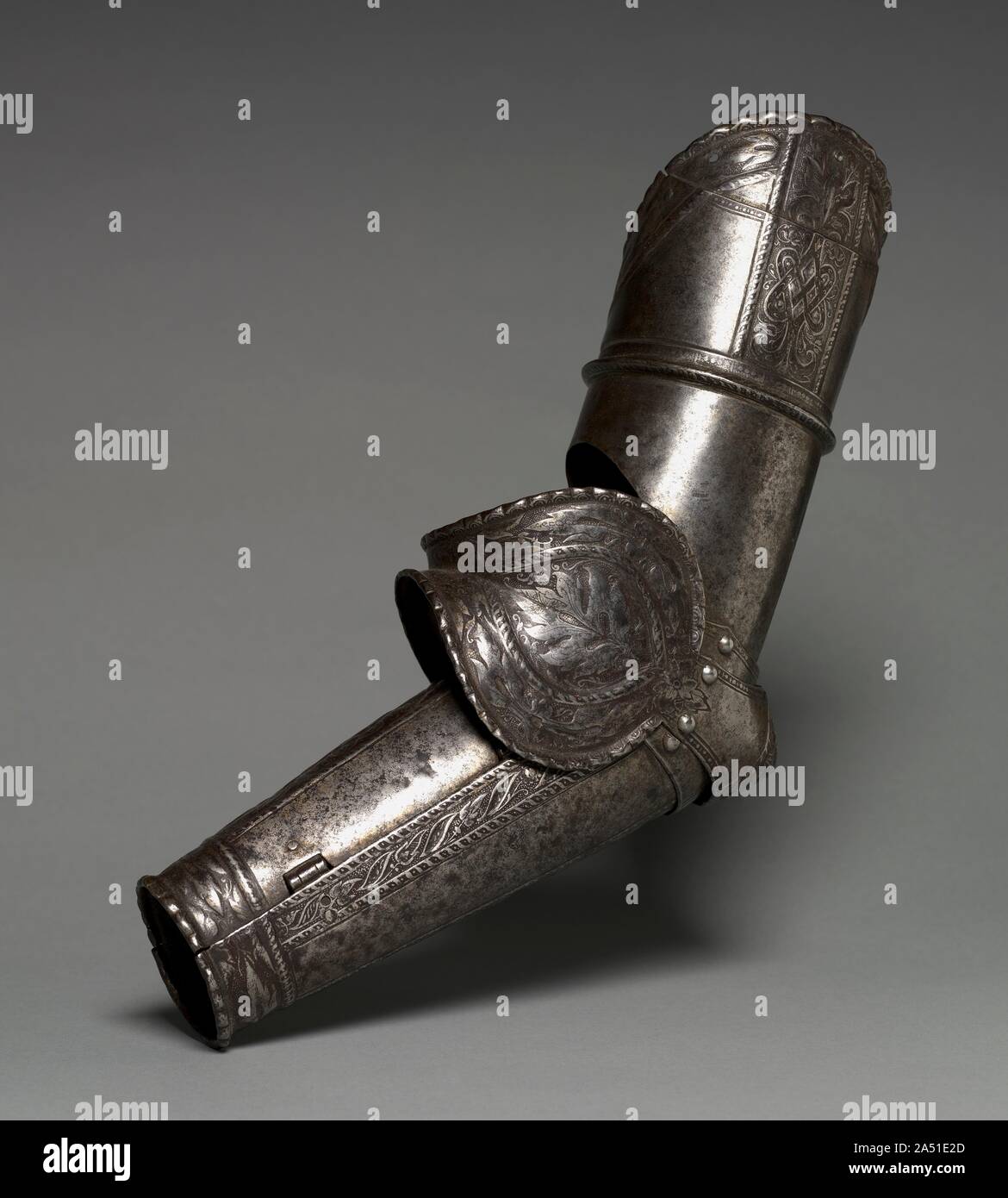 Left Arm Elements from a Boy's Armor (Lower Cannon, Couter, Rerebrace ...
