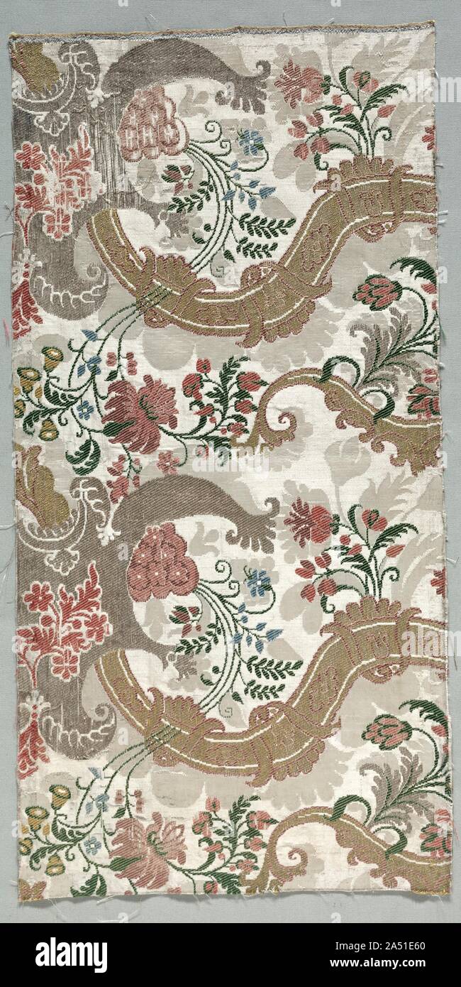 Length of Silk Textile, 1700s Stock Photo - Alamy