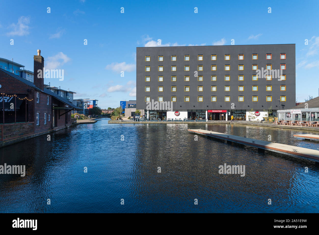 Premier Inn Walsall by the Walsall canal in the centre of Walsall in ...