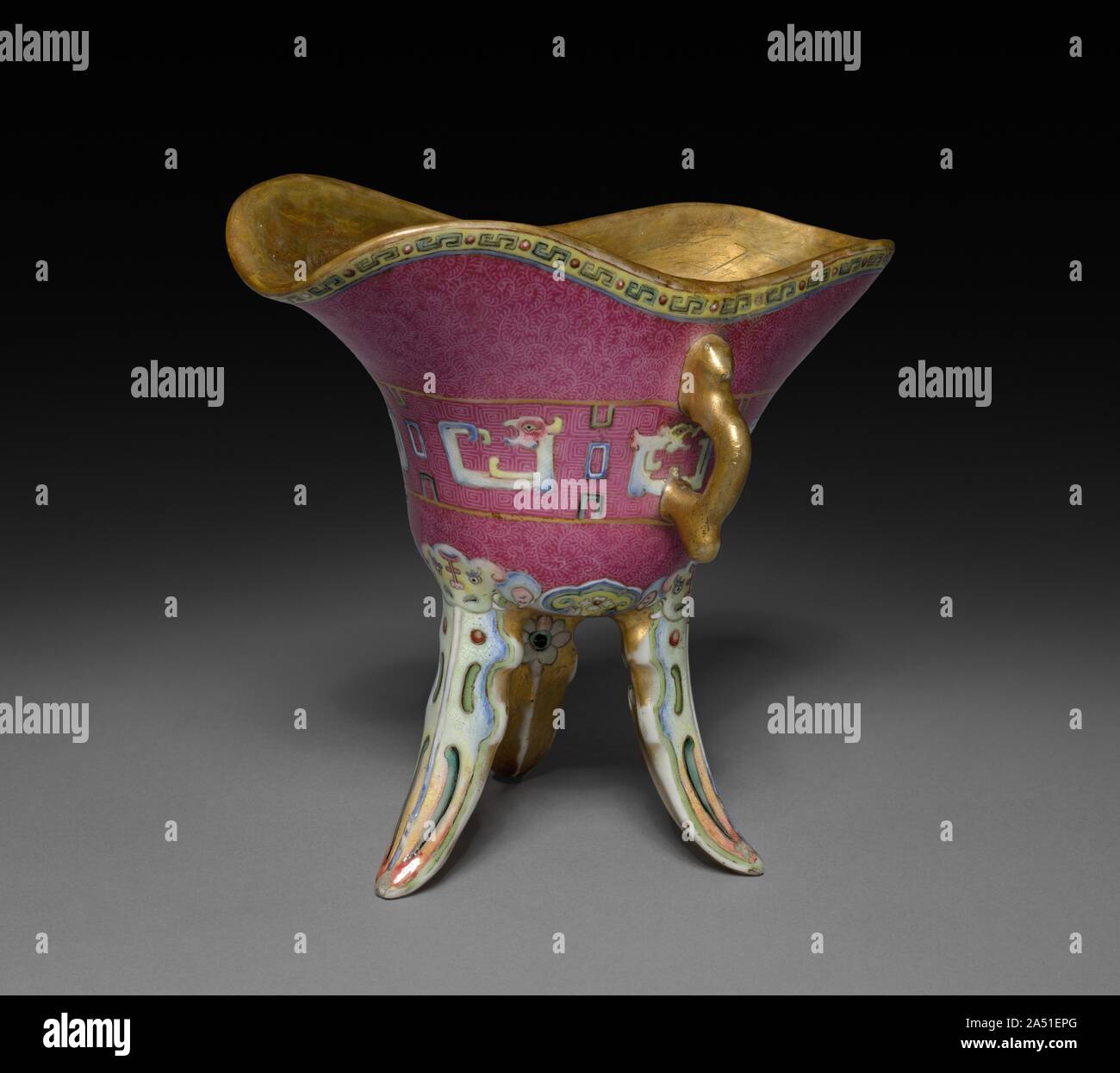 Libation Cup of Bronze Format, 19th Century Stock Photo - Alamy