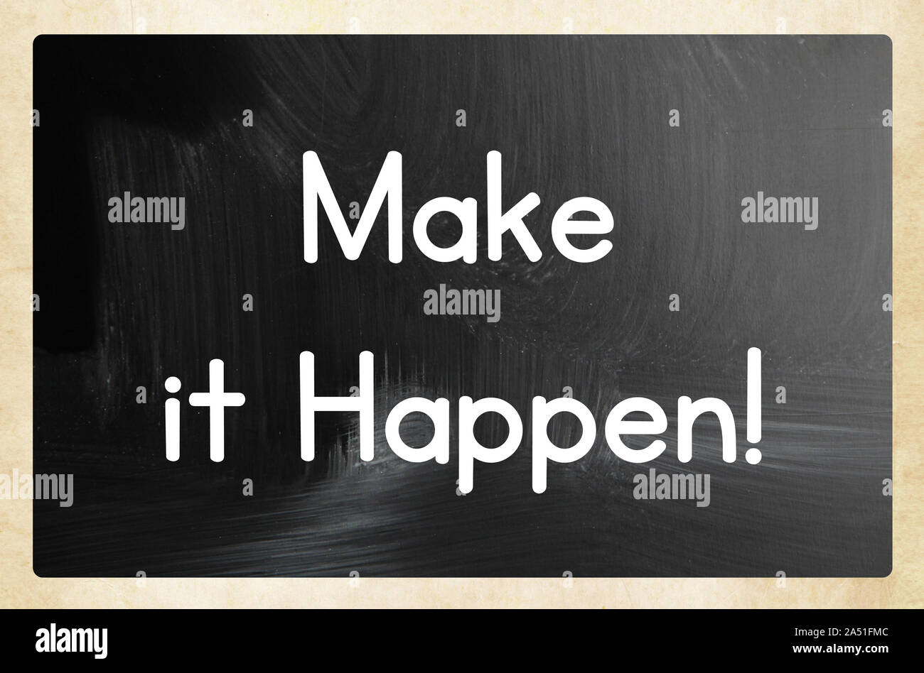 make it happen concept Stock Photo - Alamy