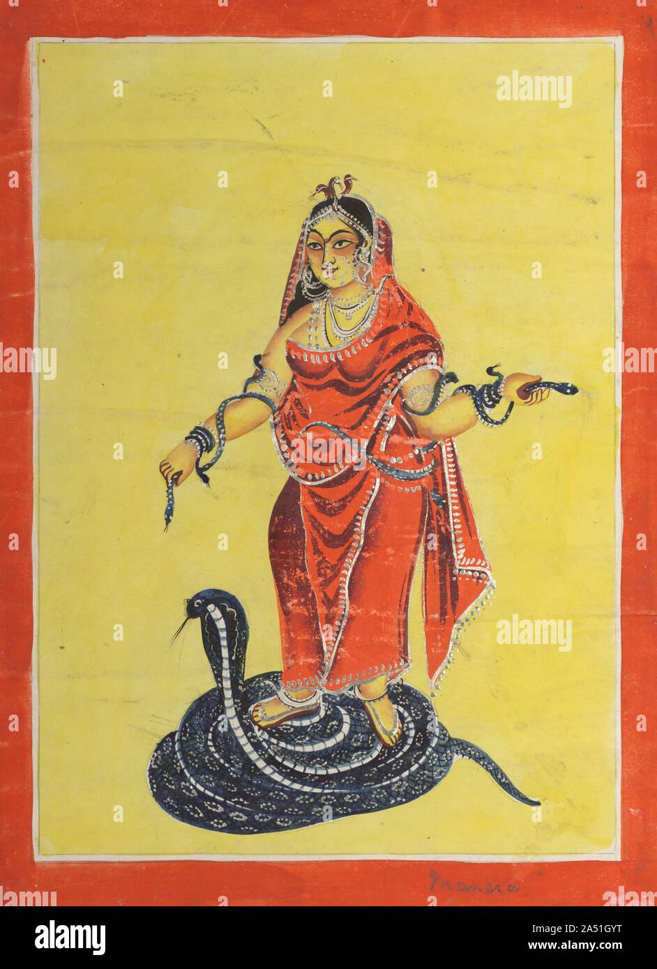 Goddess manasa hi-res stock photography and images - Alamy