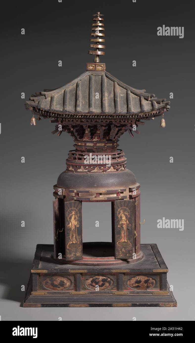 Many-Jeweled Stupa Reliquary (Tahoto shari yoki), early to mid 1300s ...