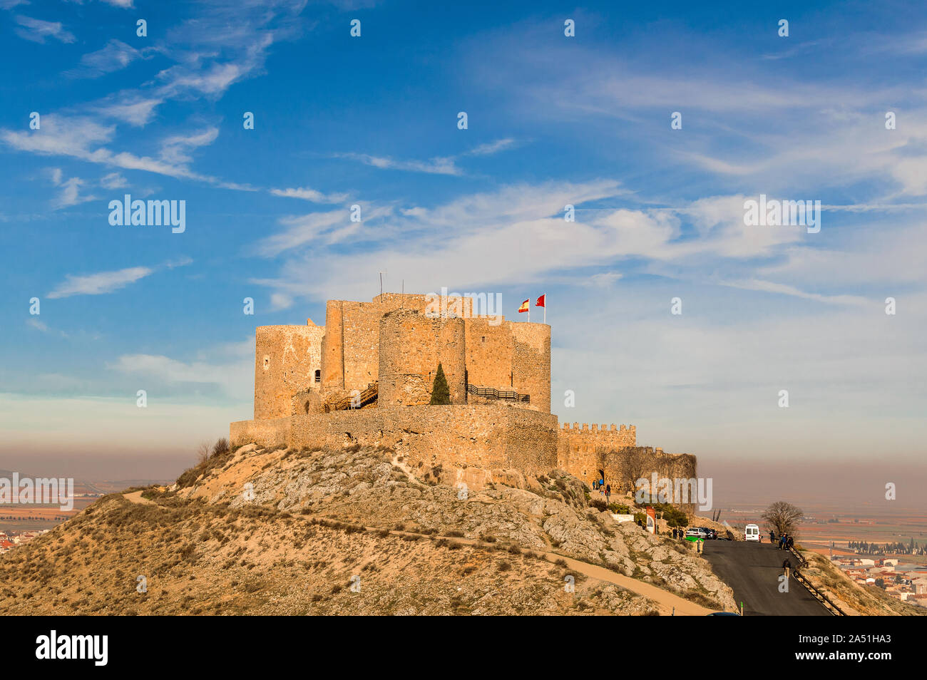 Castle of Consuegra Dated in the 10th century by the Caliphate of ...