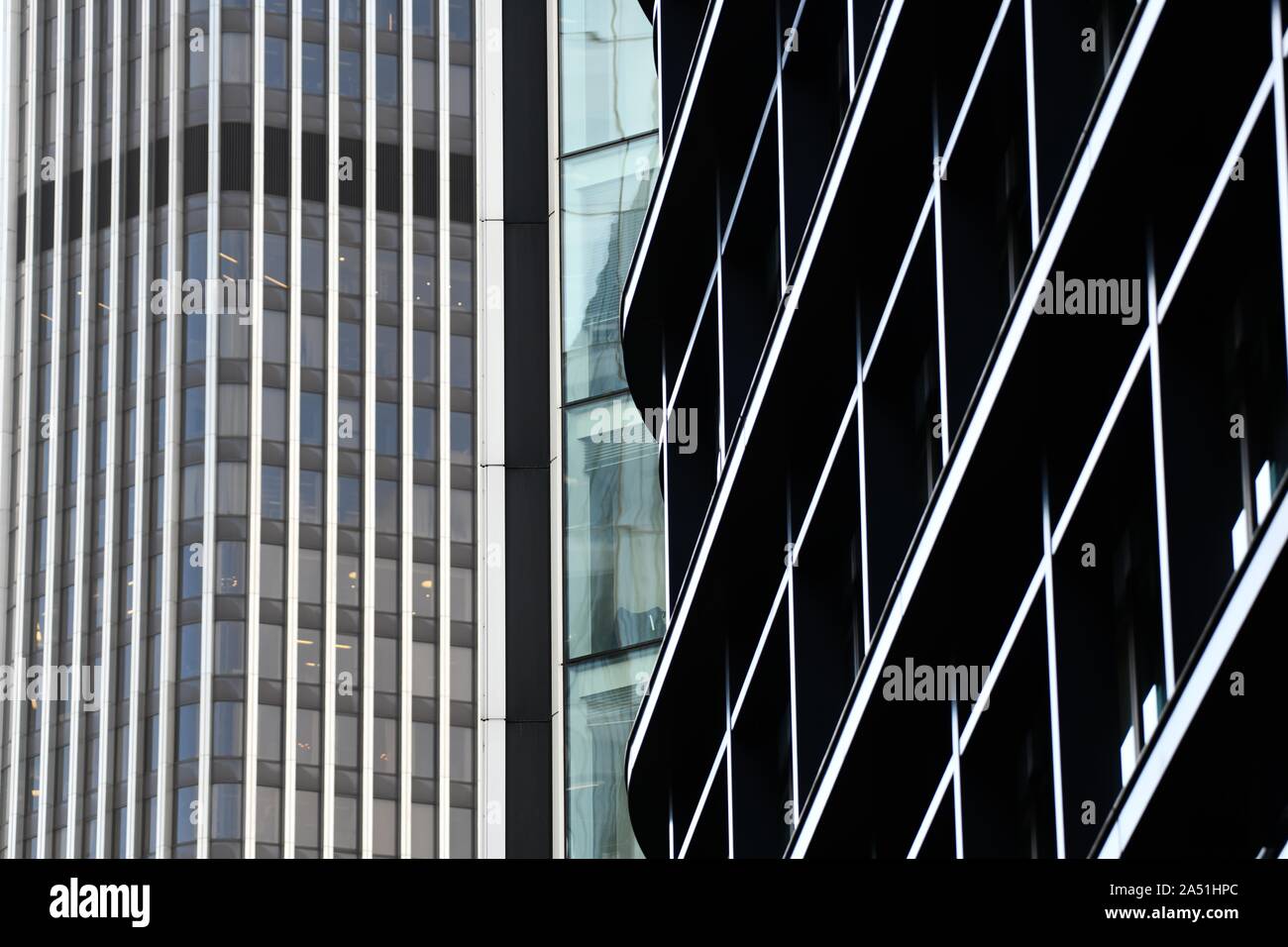 Close up of office and commercial buildings in london Stock Photo - Alamy