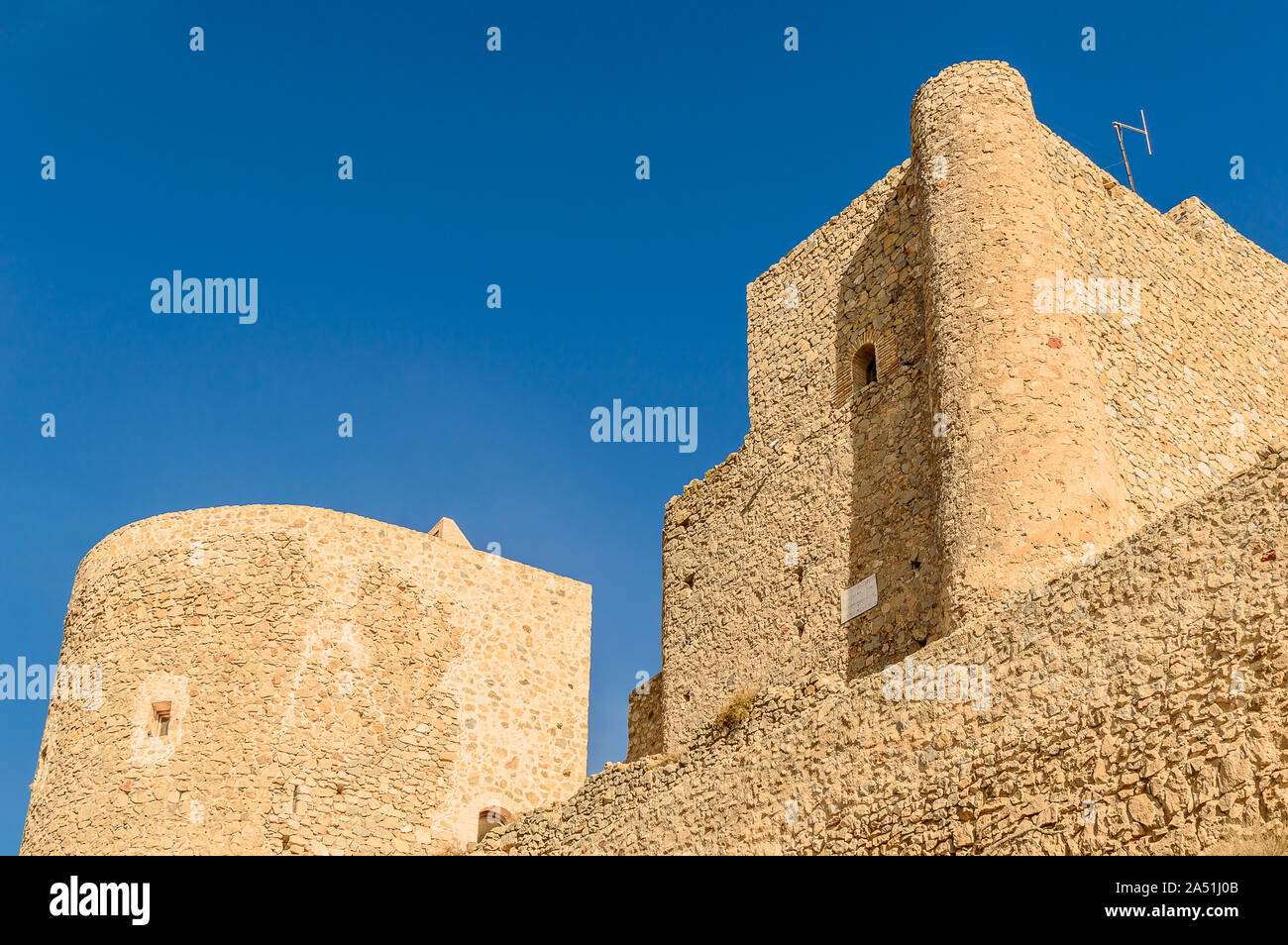 Castle of Consuegra Dated in the 10th century by the Caliphate of ...