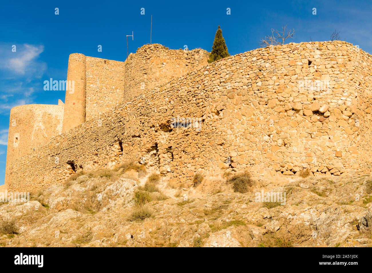 Castle of Consuegra Dated in the 10th century by the Caliphate of ...
