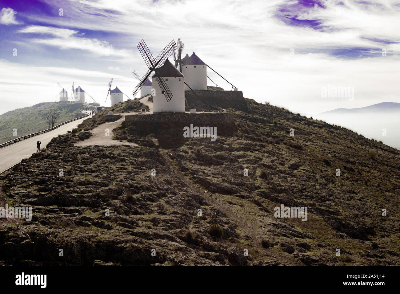 On the top of the cerro calderico mountain hi-res stock photography and ...