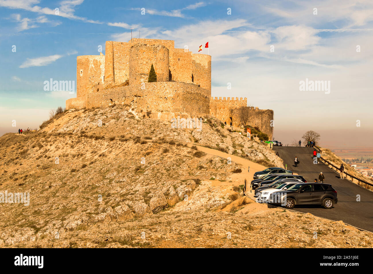 Castle of Consuegra Dated in the 10th century by the Caliphate of ...