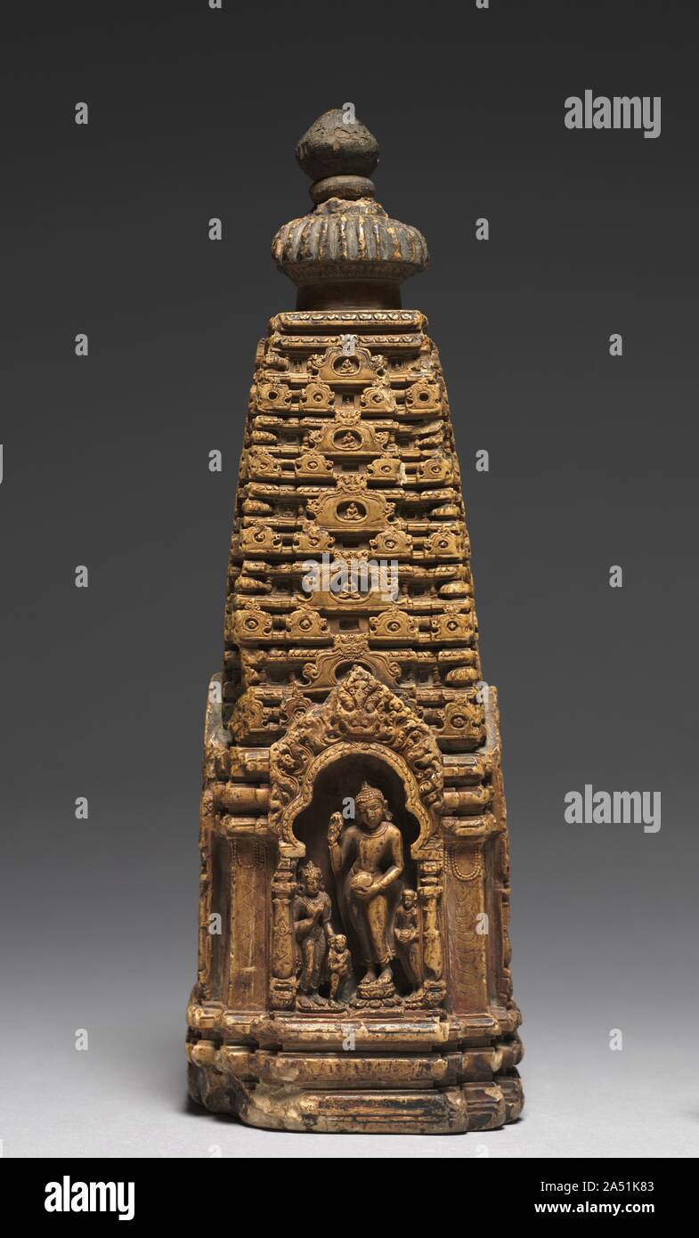 Model of the Sikhara of a Buddhist Temple, 900s Stock Photo - Alamy