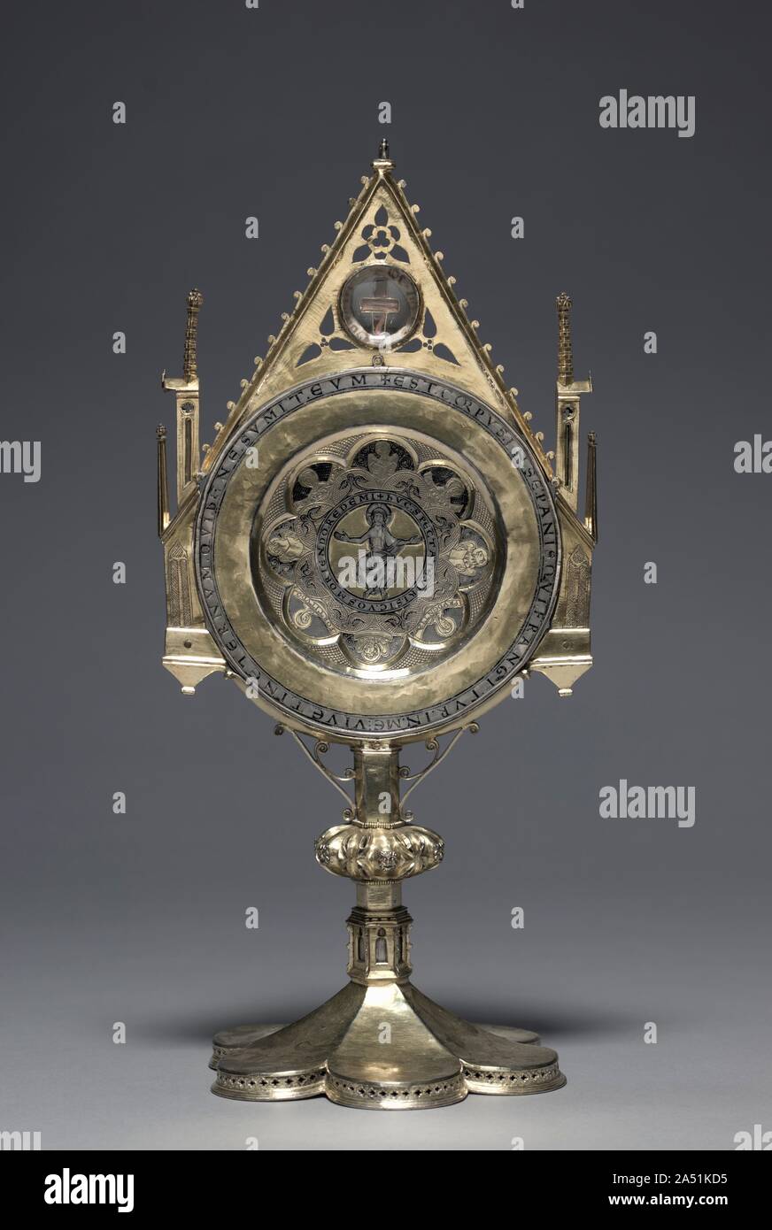 Monstrance with the "Paten of Saint Bernward", c. 1180-1190. Designed ...