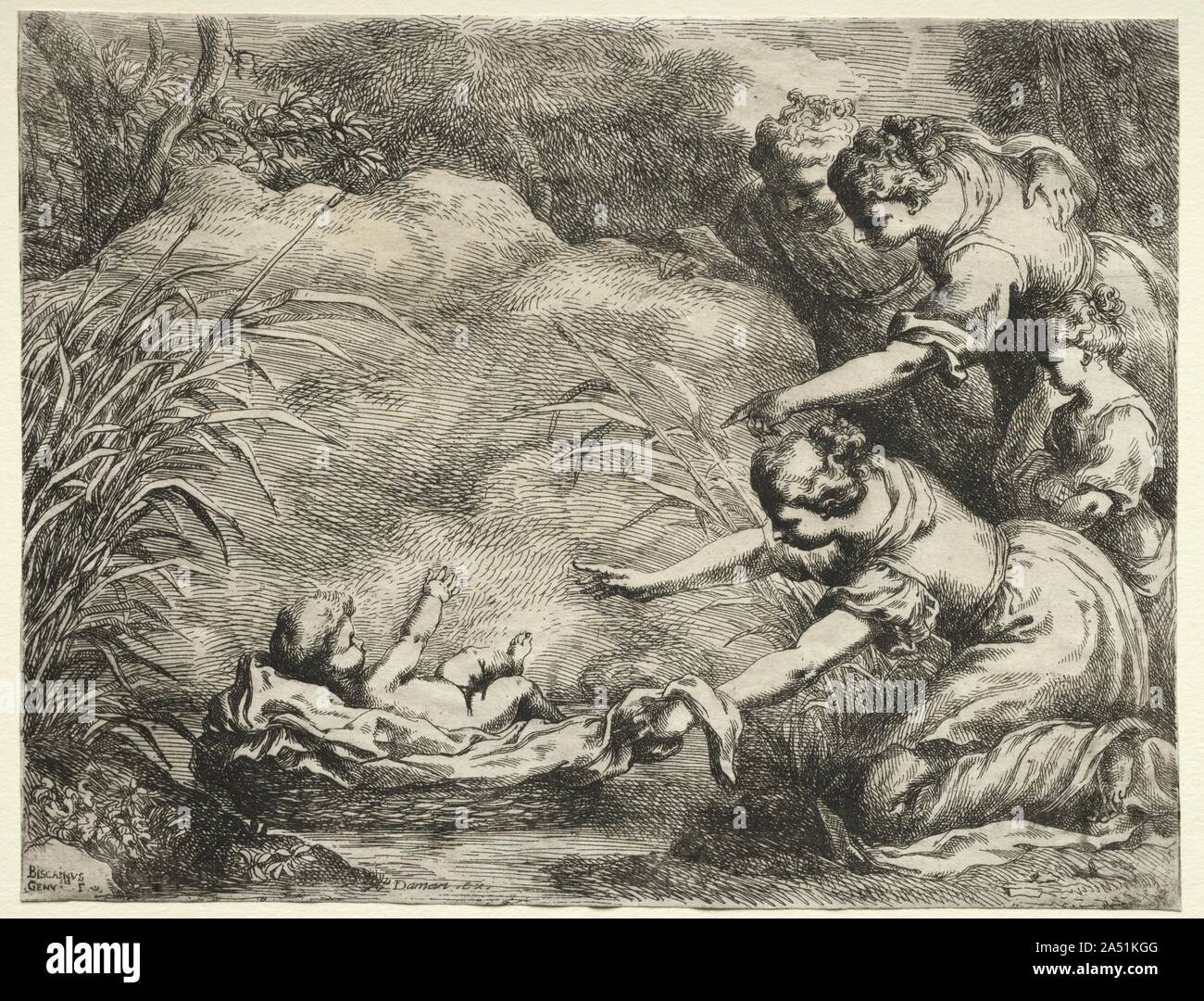 Moses Saved from the Nile Stock Photo - Alamy