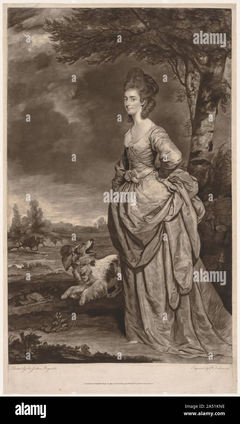 Mrs. Matthew Ellis, 1780 Stock Photo - Alamy