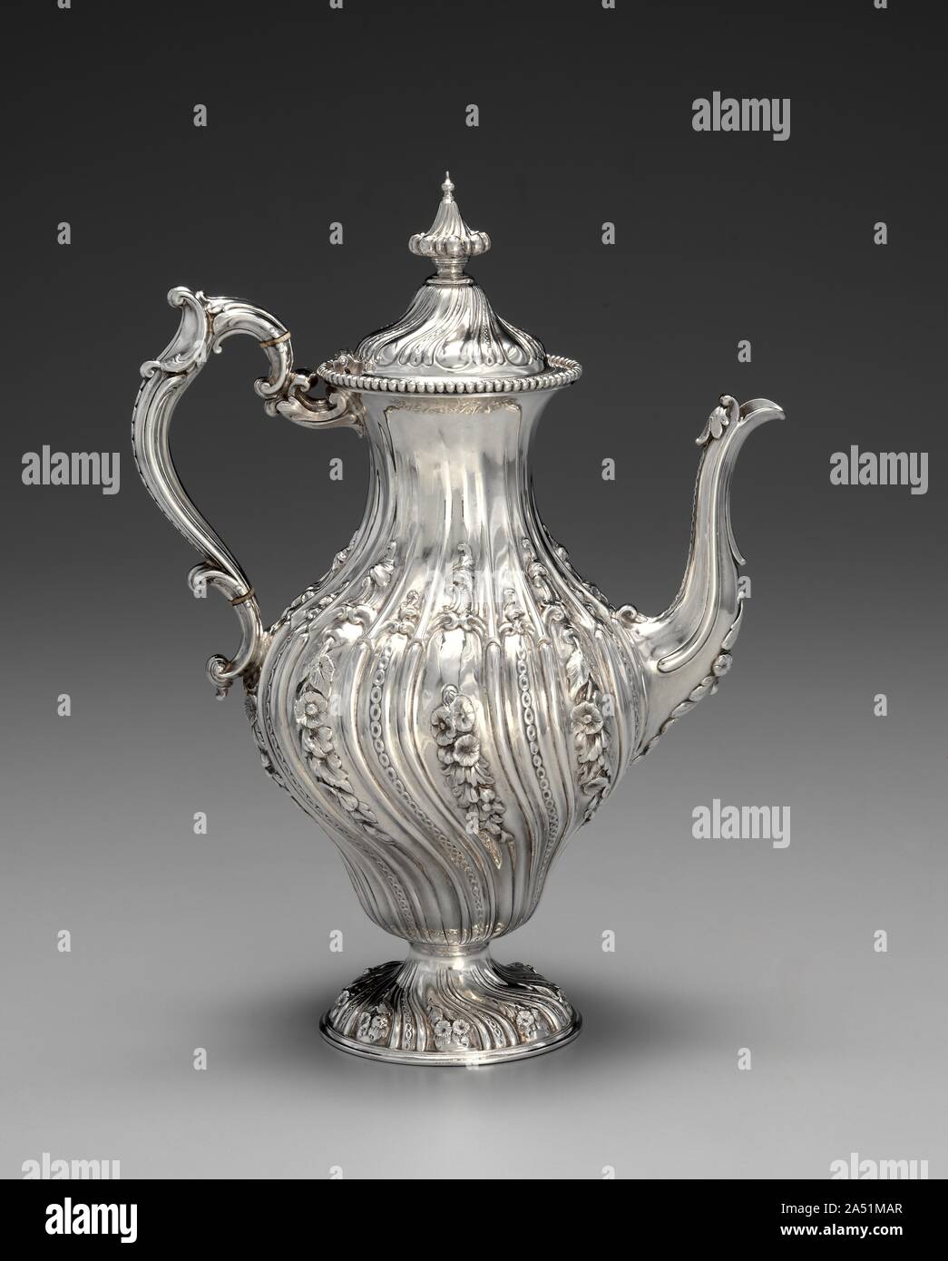 Neo-Rococo Coffee Pot, c. 1850 Stock Photo - Alamy