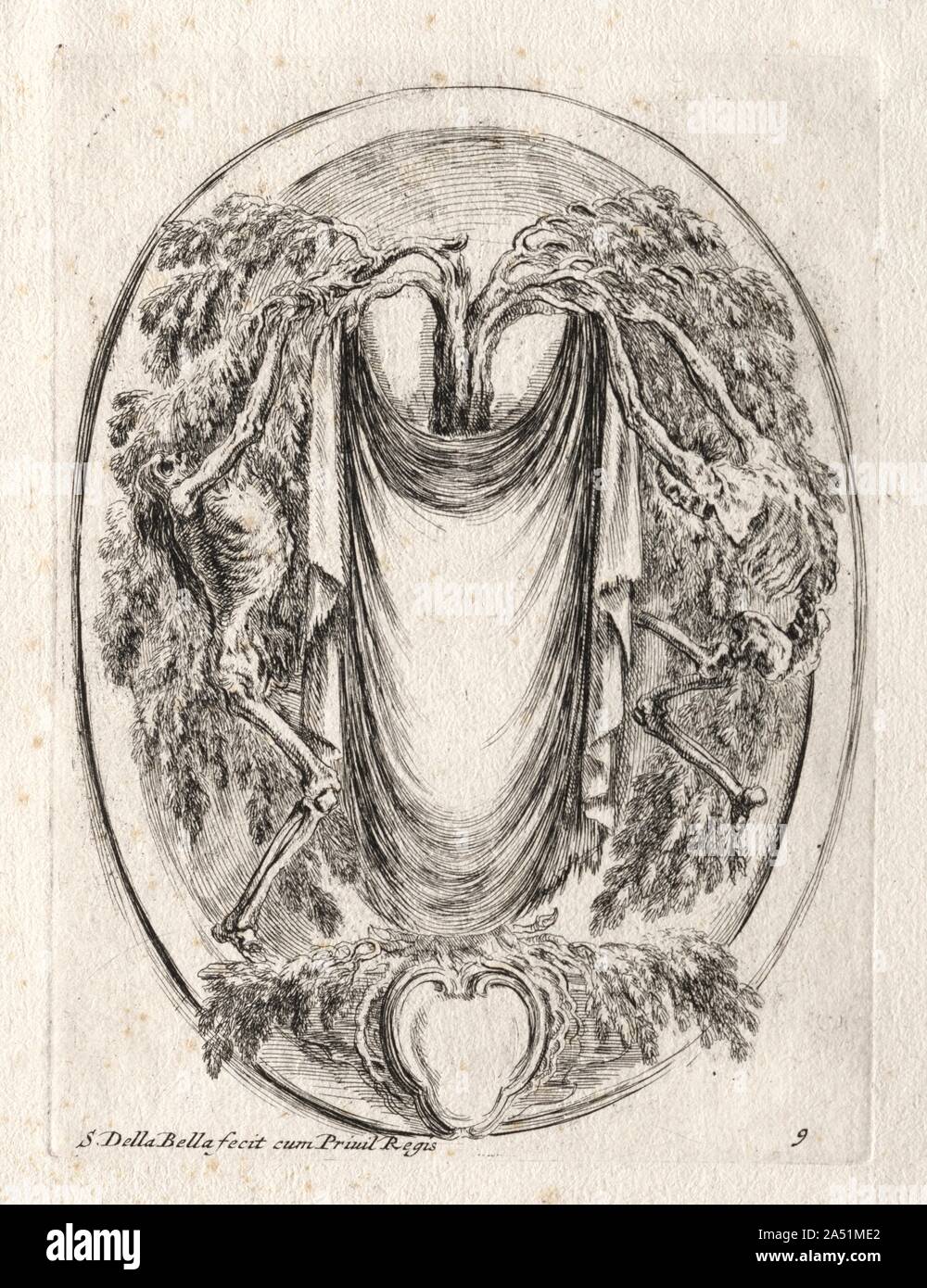 New Model for a Cartouche, 1647 Stock Photo - Alamy