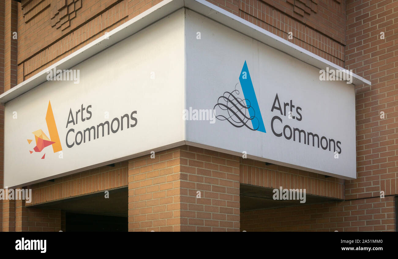 Art Commons Calgary Alberta Stock Photo - Alamy