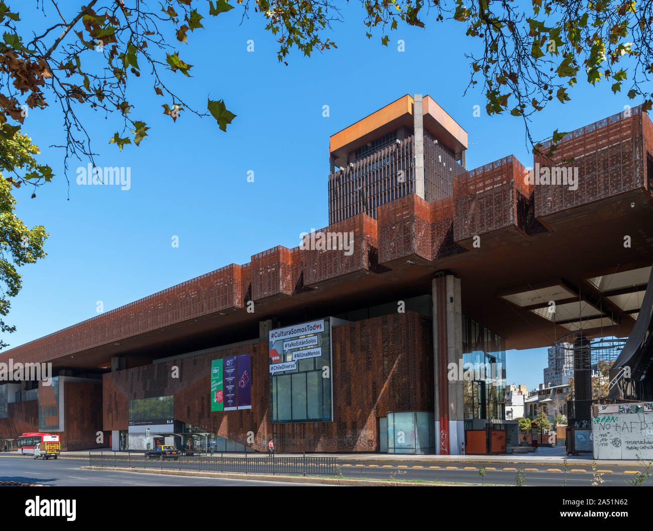 The Centro Cultural Gabriela Mistral (GAM), Av. Libertador Bernardo O ...