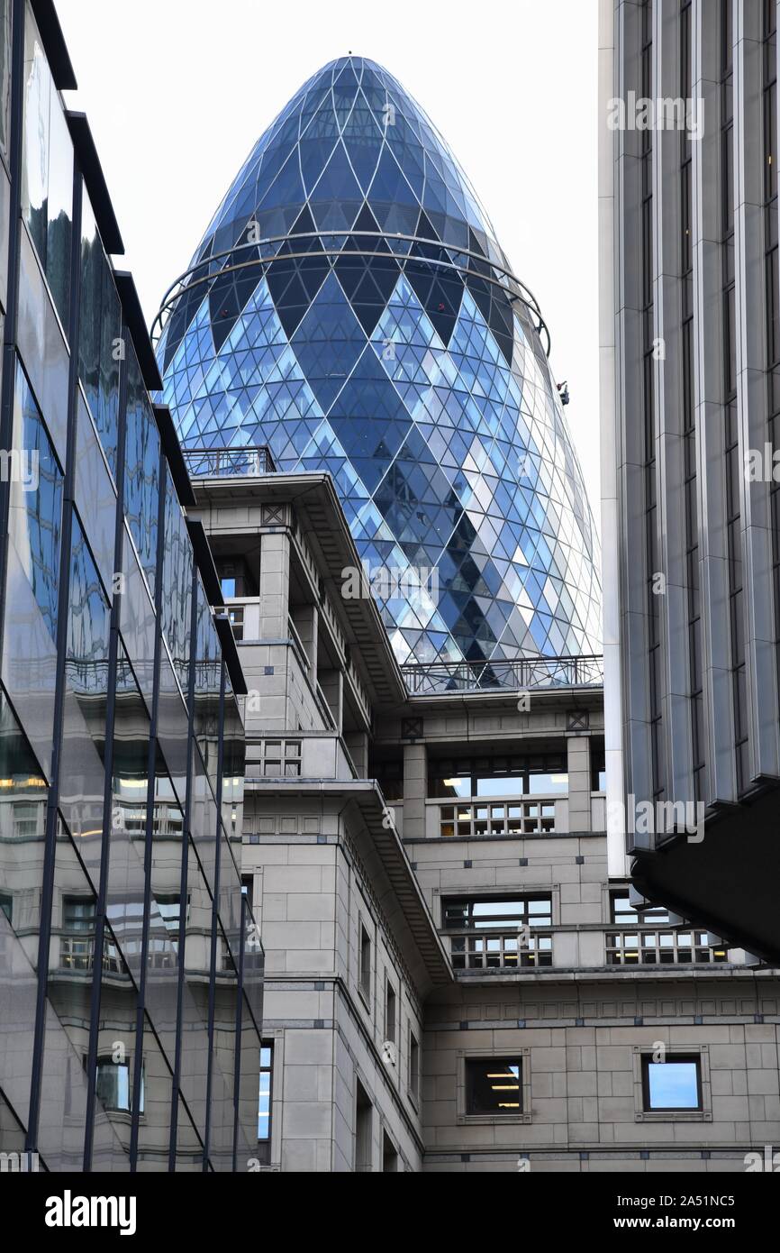 Modern architecture and sky scrapers in London Stock Photo - Alamy