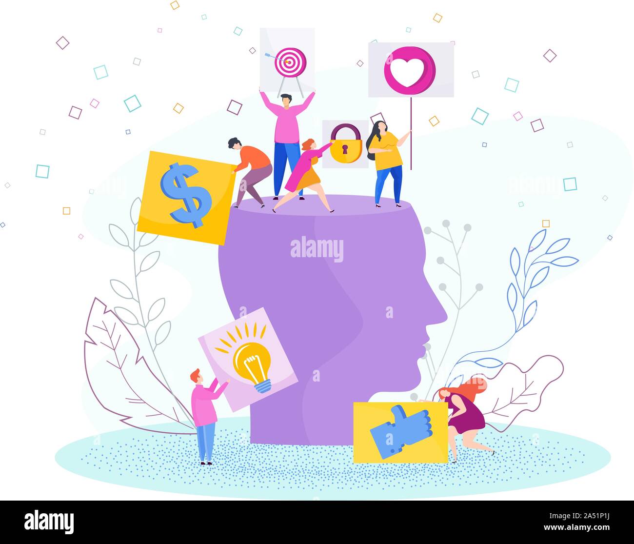 Cognitive science in human Stock Vector Images - Alamy