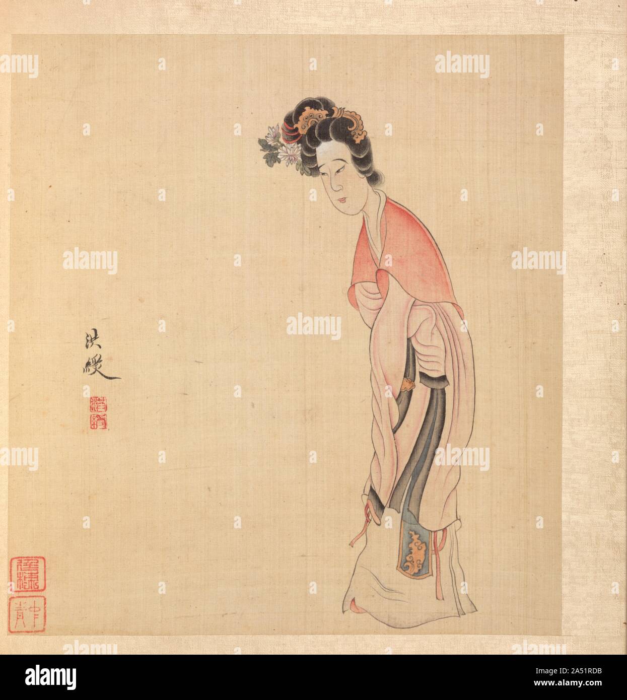 Paintings after Ancient Masters: A Lady, 1598-1652 Stock Photo - Alamy