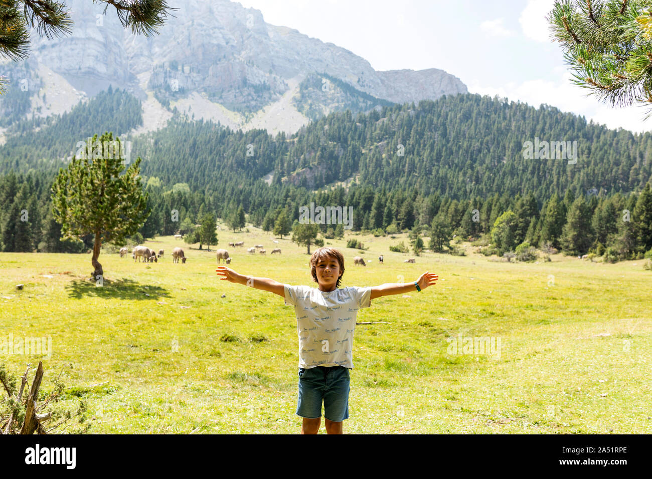 Boy open arms High Resolution Stock Photography and Images - Alamy