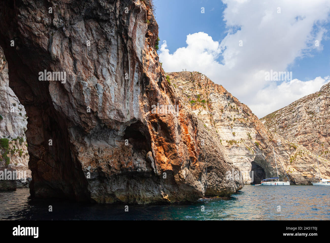 Blue grotto sea caves malta hi-res stock photography and images - Alamy