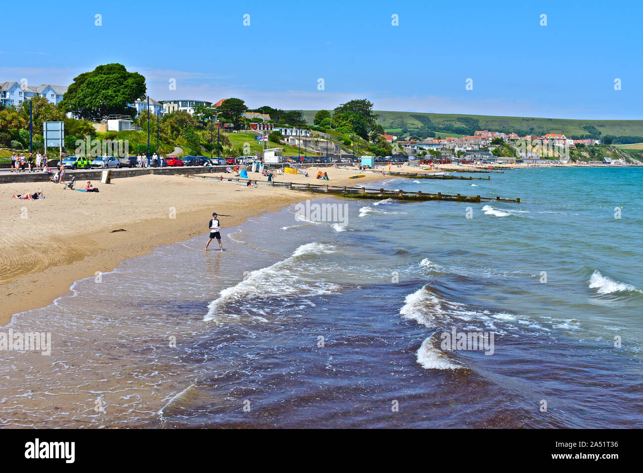 Old houses in the jurassic coast of england hi-res stock photography ...
