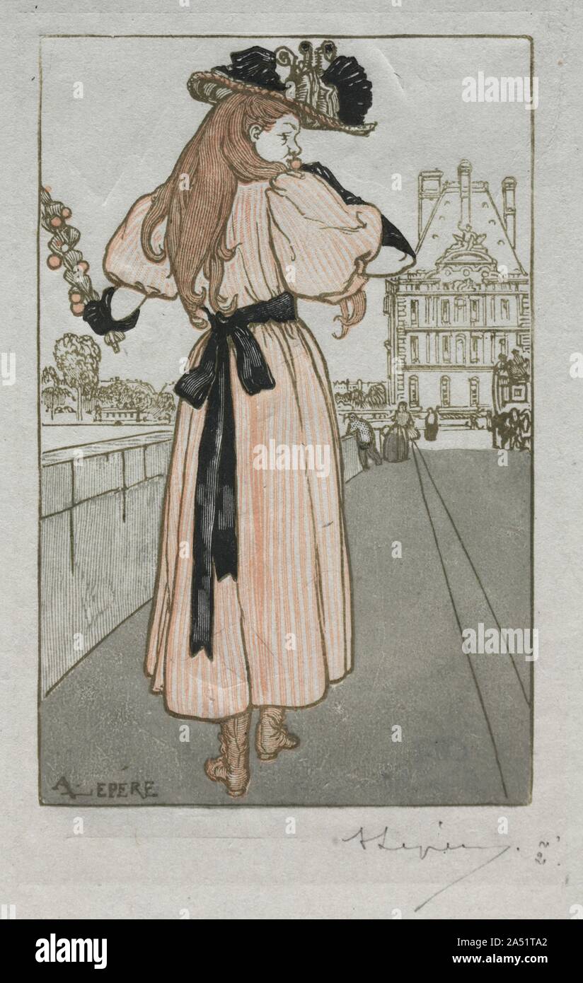 Paris Almanac, 1897: Spring, 1897 Stock Photo - Alamy