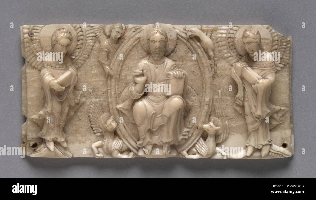 Plaque from a Portable Altar Showing Christ and the Apostles, 1050-1100 ...