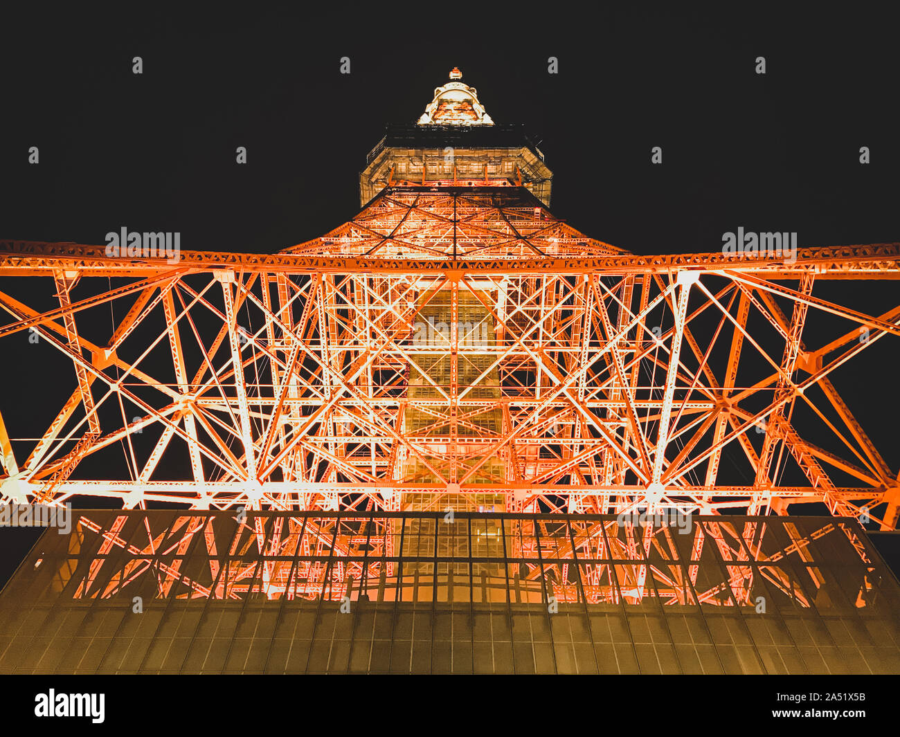 Tokyo tower is the tallest communications tower in Japan Stock Photo ...