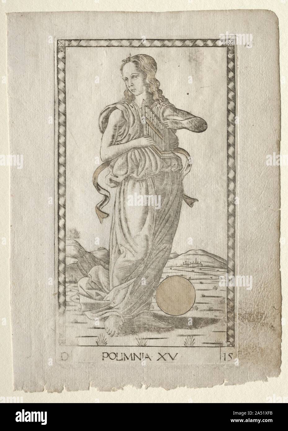 Polyhymnia (heroic hymns) (from the Tarocchi series D: Apollo and the ...