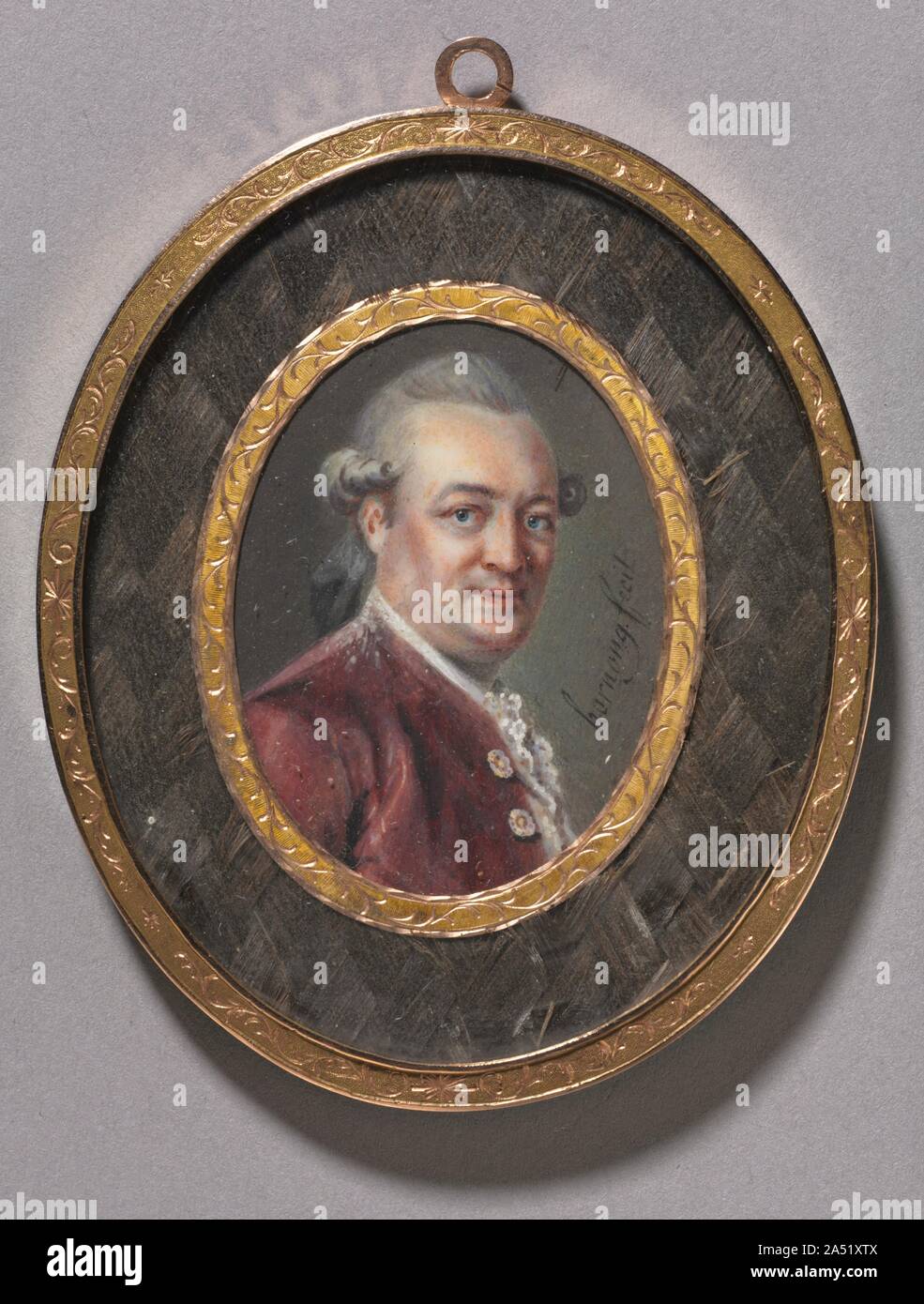 Portrait of a Man, 1780s Stock Photo - Alamy