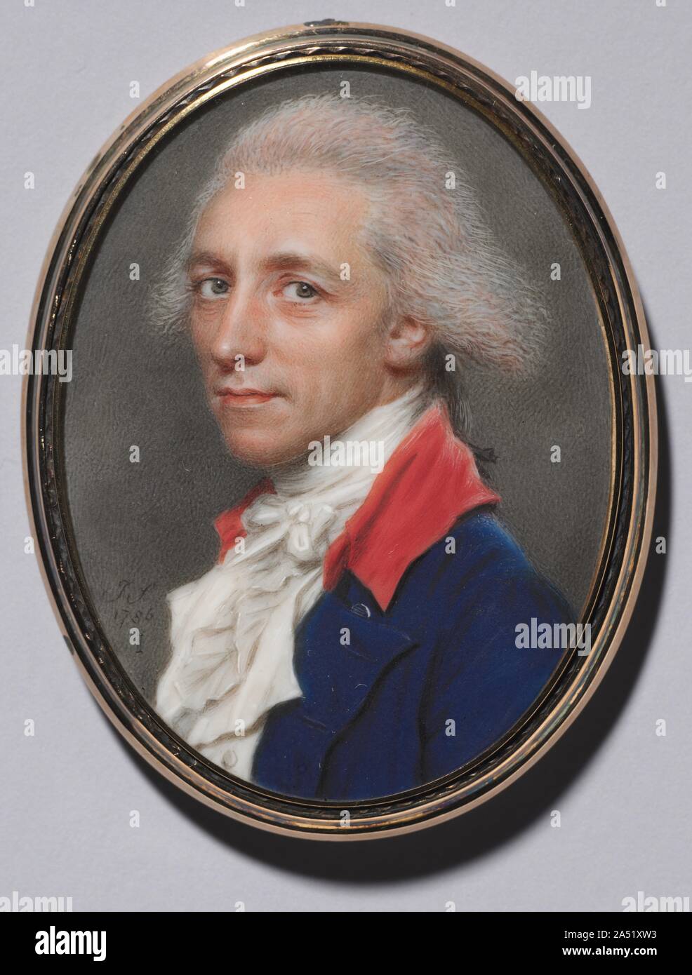 Portrait of a Man, 1786 Stock Photo - Alamy