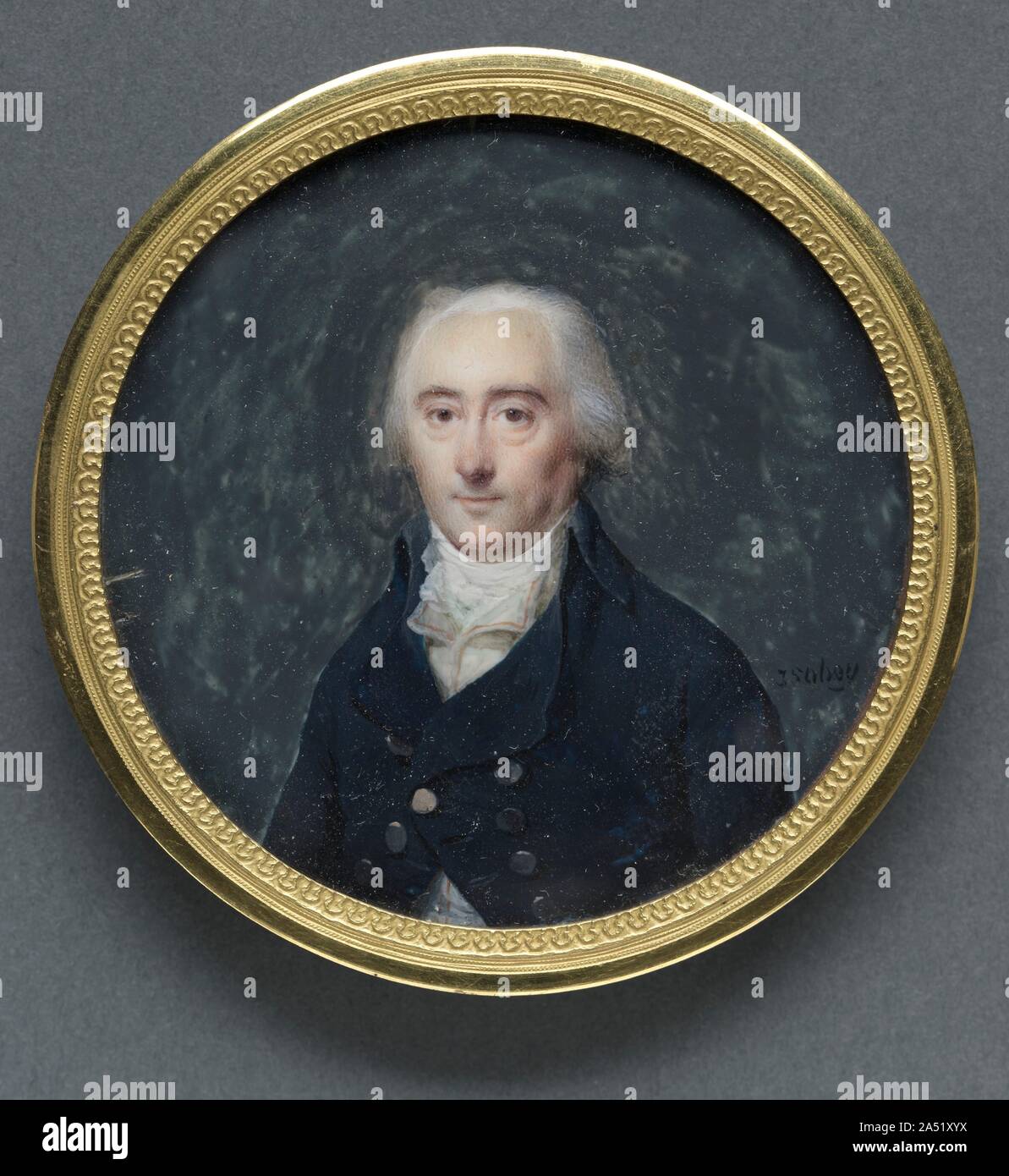 Portrait of a Man, early 1790s Stock Photo - Alamy