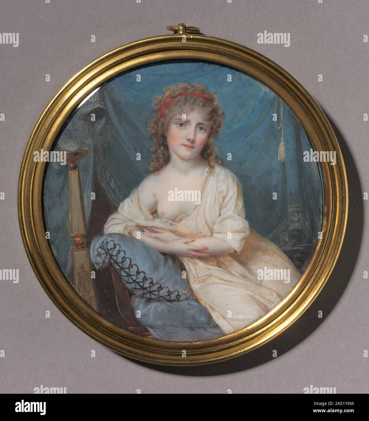 Reclining portrait painting hi-res stock photography and images - Alamy