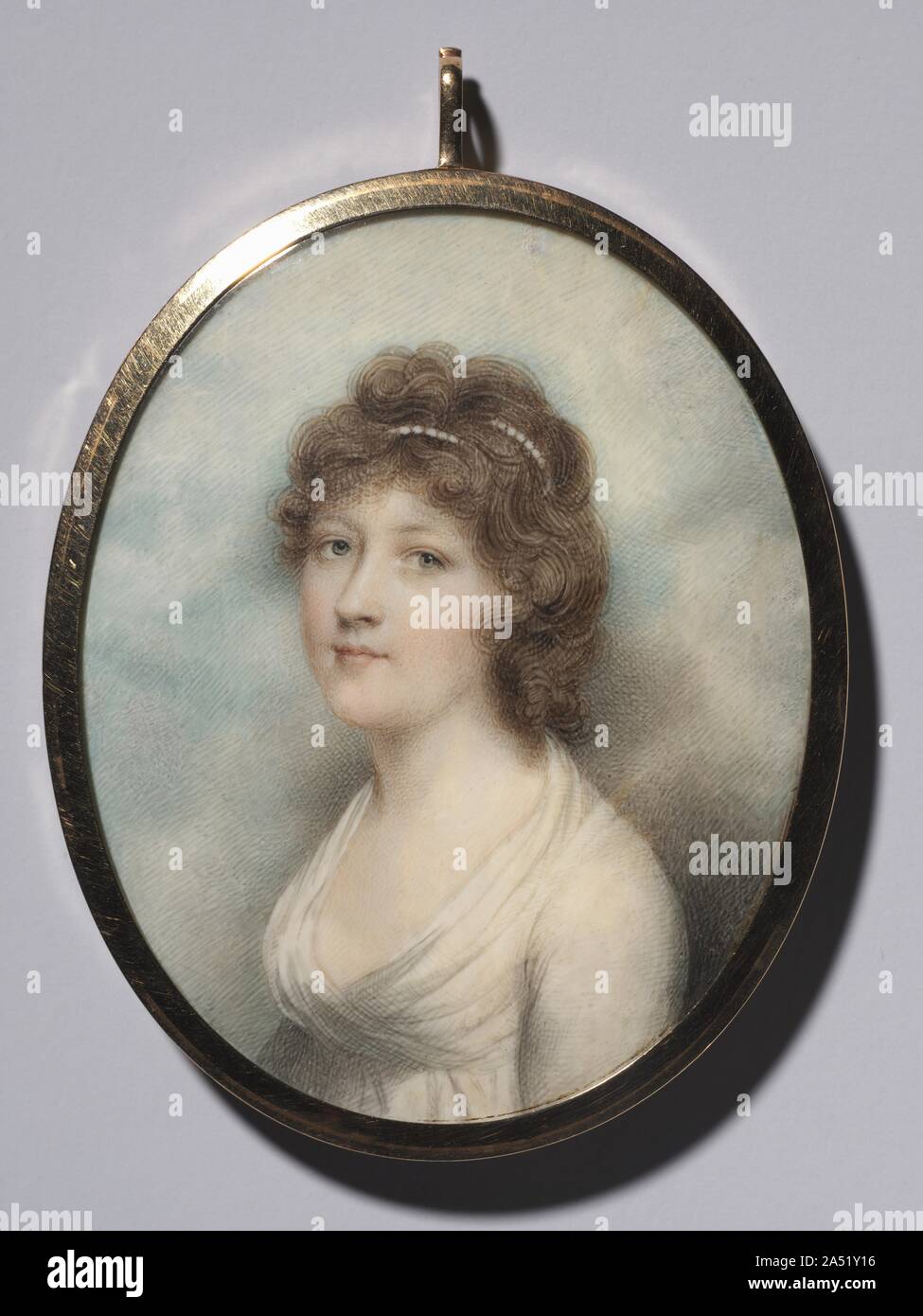 Portrait of a Woman, 1790s Stock Photo - Alamy