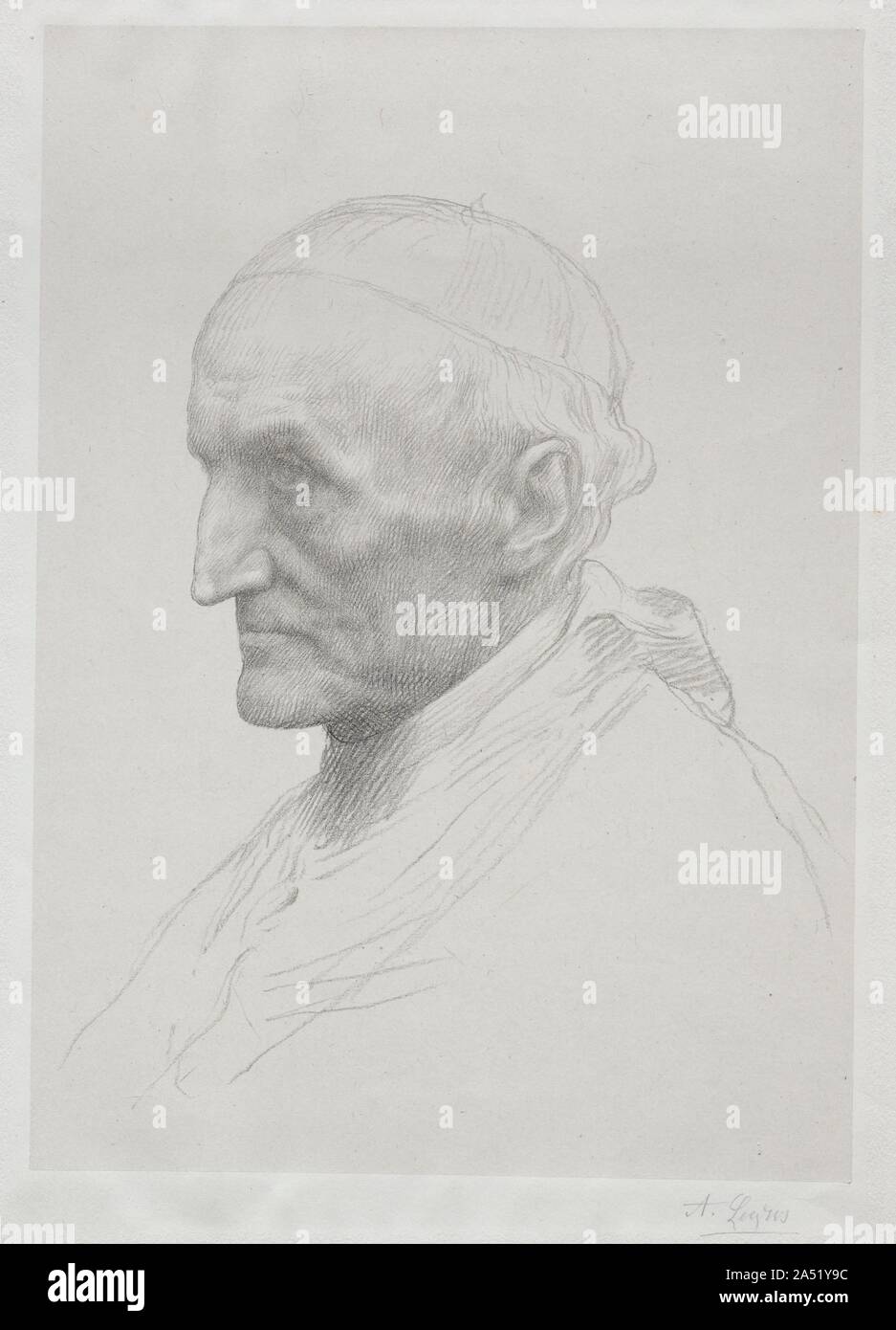 Portrait of Cardinal Manning (2nd Plate Stock Photo - Alamy