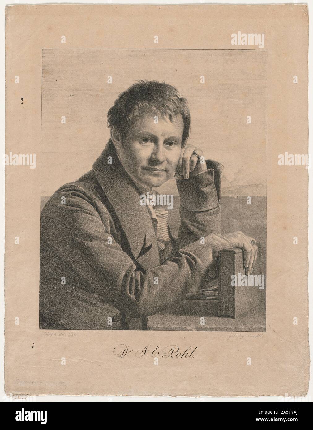 Portrait of Dr. F. E. Pohl, 1825 Stock Photo - Alamy