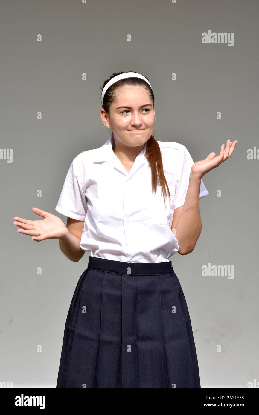 Cute Youngster Making A Decision Stock Photo - Alamy