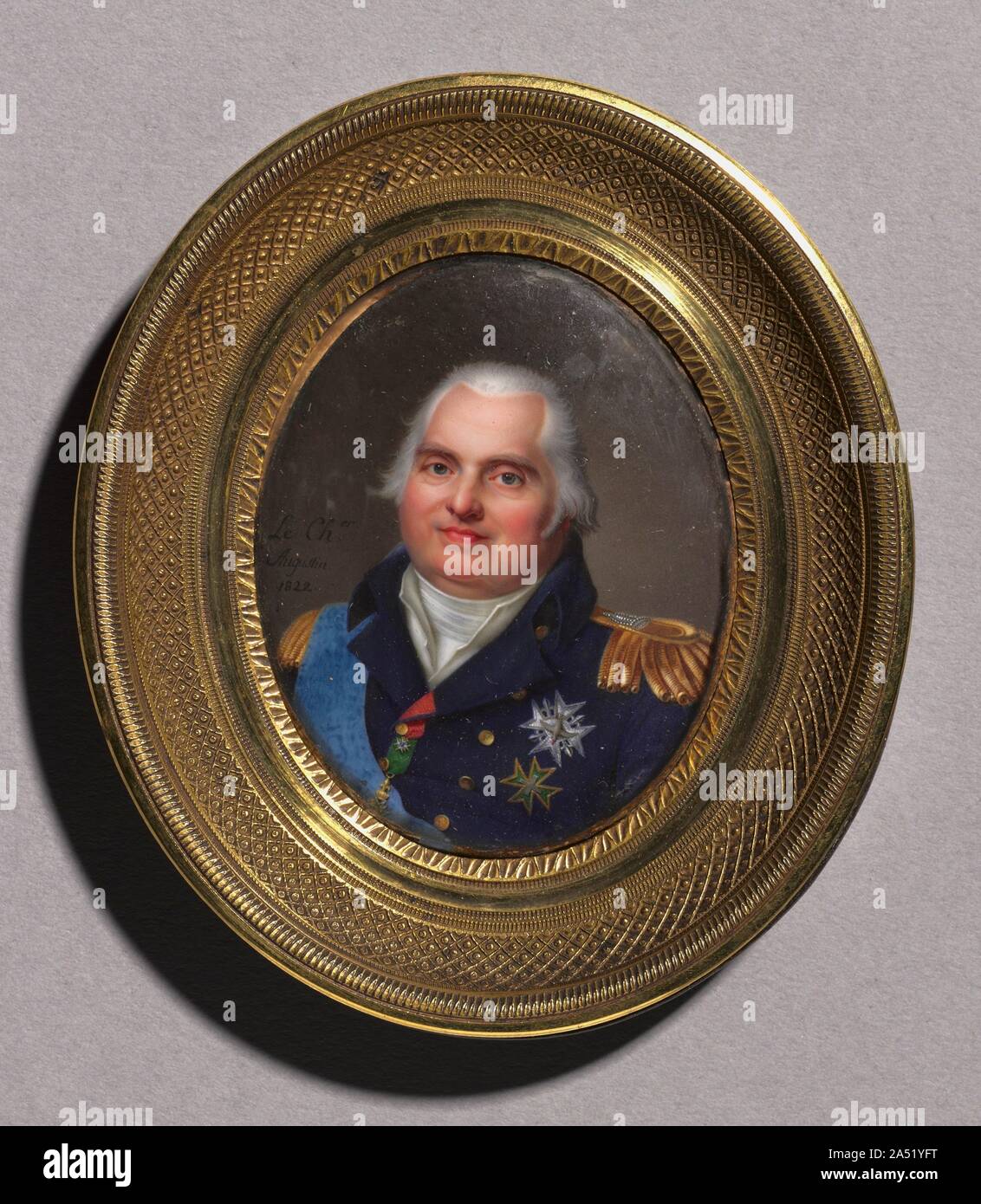 Portrait of Louis XVIII, 1822 Stock Photo - Alamy
