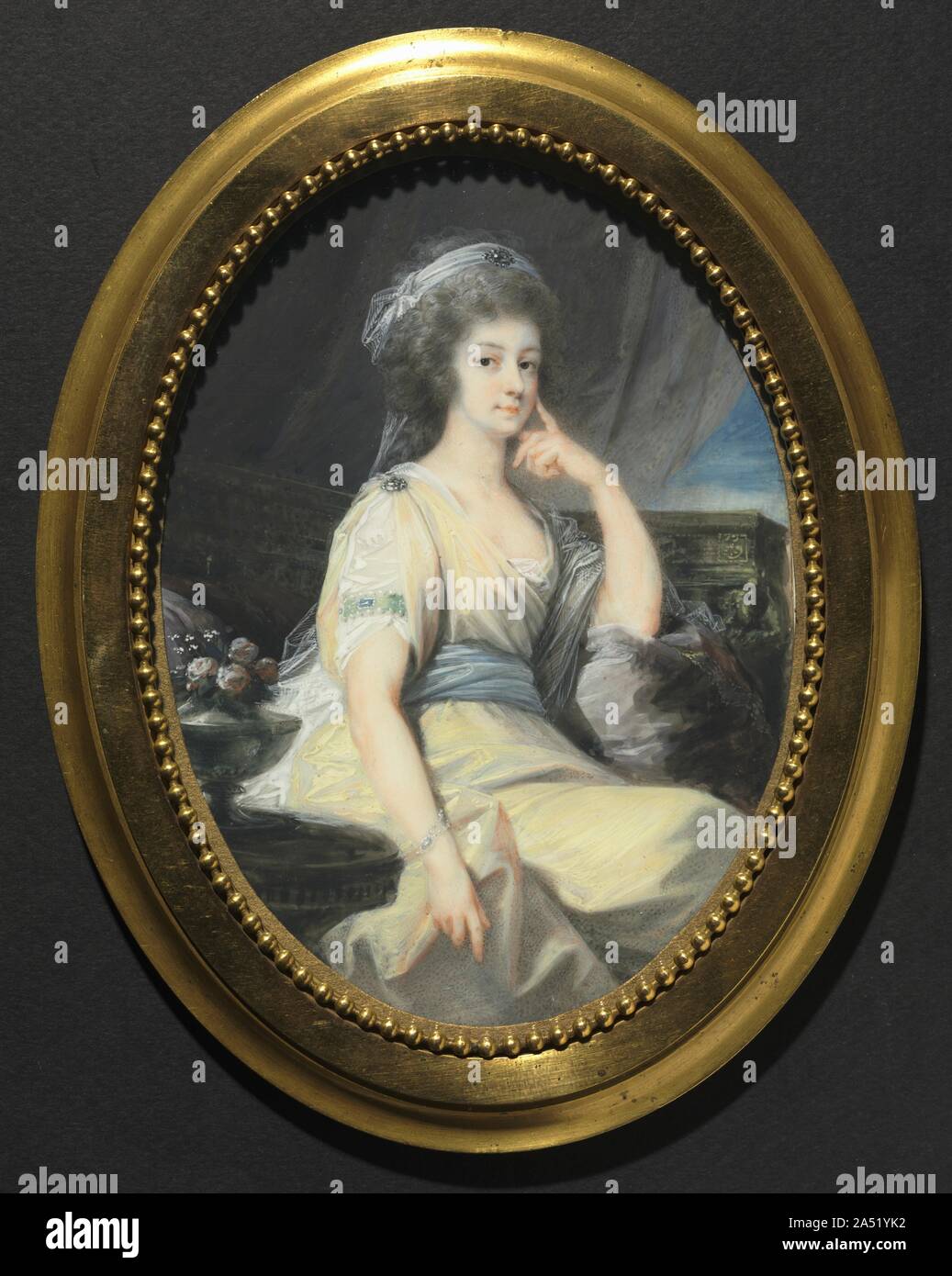 Portrait of Maria Wilhelmine, Countess Thun-Hohenstein, c. 1790 Stock ... Portrait of Maria Wilhelmine, Countess Thun-Hohenstein, c. 1790 Stock ...