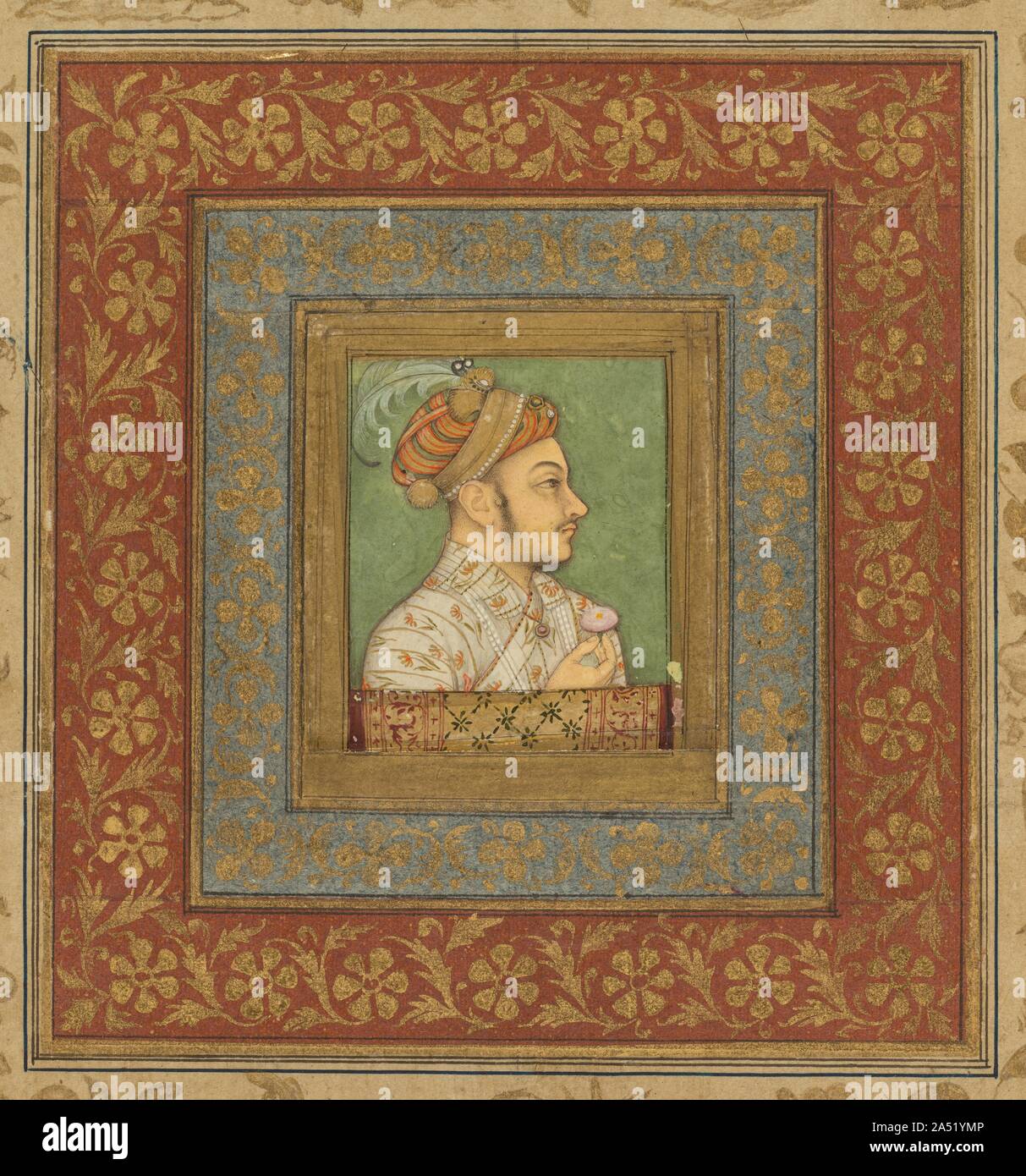 Portrait of Murad Bakhsh (1624-1661), c. 1635. The youngest son of Shah ...